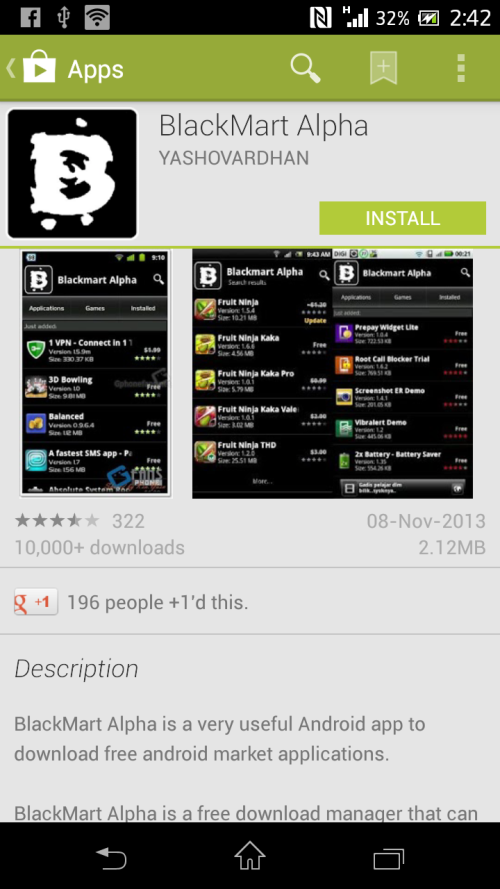Google Play Store or Blackmart: Download free stuffs for Android