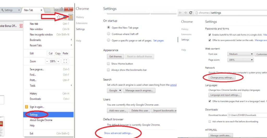 How to change the IP of your internet browser, and access blocked websites