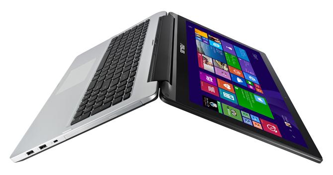 Asus Transformer Book Flip, laptop with rotating panels
