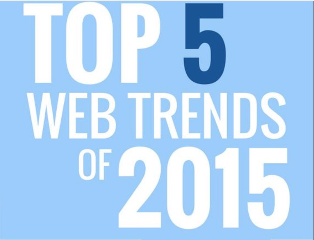 Do you know the web trends of 2015?
