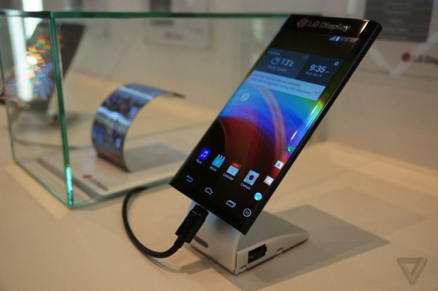 Leaked images of LG Curved Edge display phone