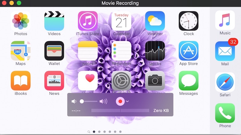 How to record iPhone's Screen with Audio on Mac OS X