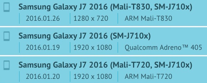 Samsung Galaxy J7 2016 Technical Specification exposure
