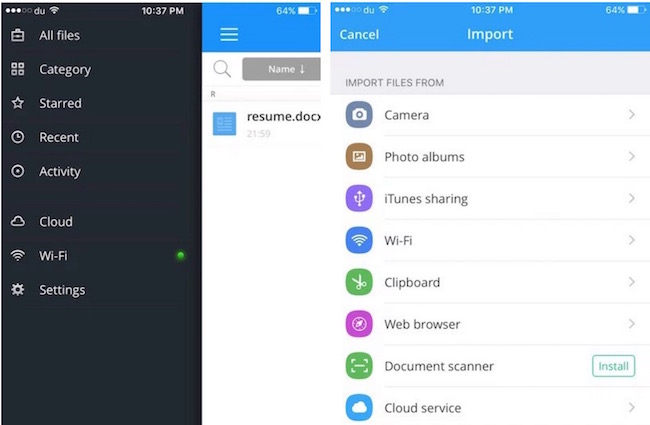 Briefcase Pro Wireless File Manager app has gone free
