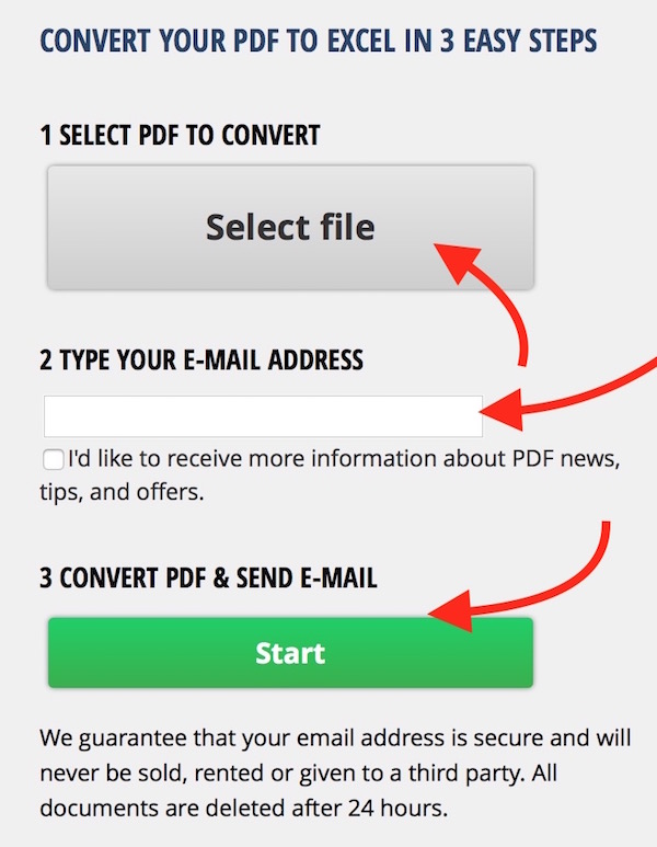 Convert PDF to Excel online for free : How to Guide