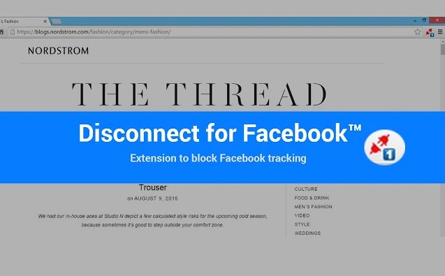 How to Block FaceBook Tracking for third party websites