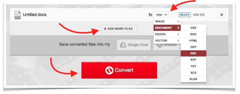 Convert any file online for free with Convertio website