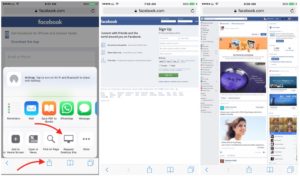 View FaceBook Desktop Version Full Site on Smartphones