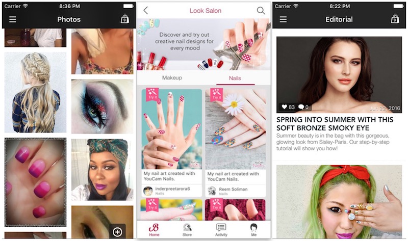 Apps That Give You Makeup and Cute Nail Design Ideas