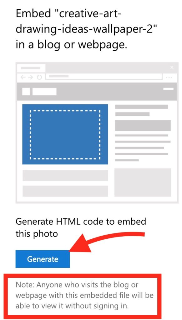 Embed PDF, Word, Videos & Photos from OneDrive