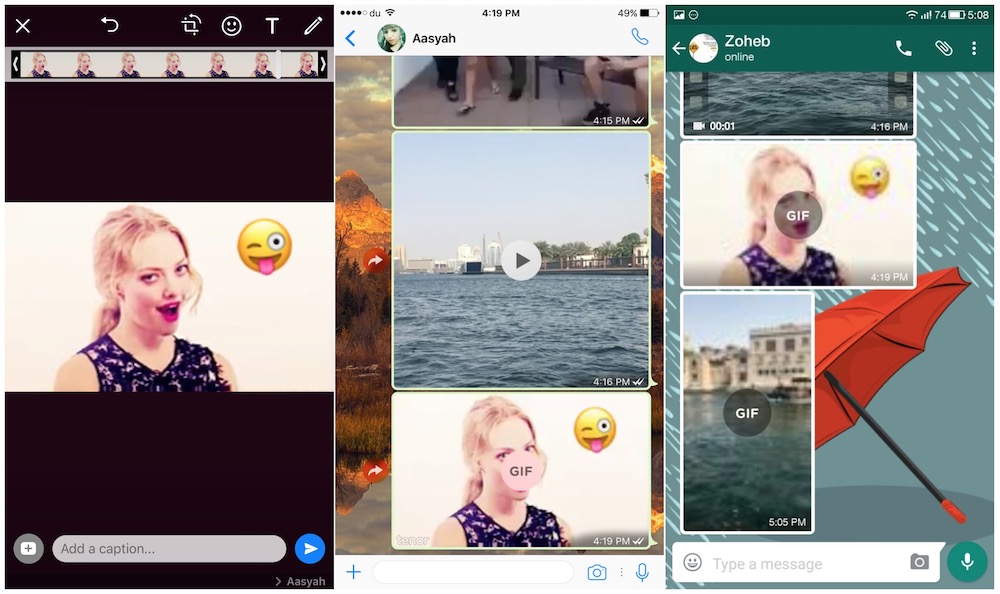 How to Send and Receive Animated GIFs in WhatsApp