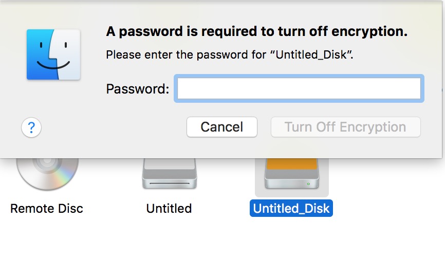 How to Decrypt USB or External Storage On Mac OS