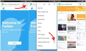 Twitter's Full Desktop Version Site on Android & iPhone
